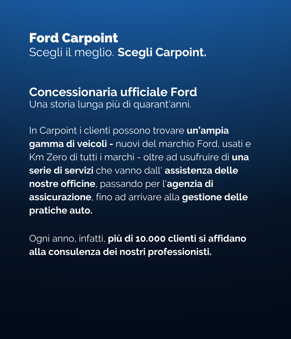 Concessionario Ford Roma | Carpoint S.P.A.